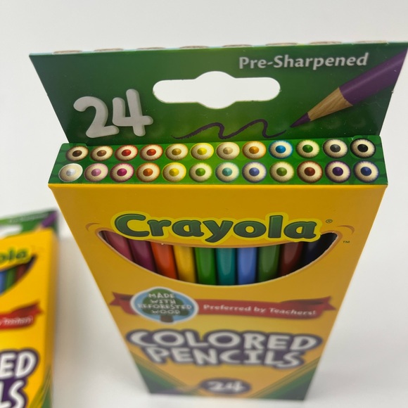 Crayola | Art | Crayola Colored Pencils 2 Packs Of 24 Presharpened ...
